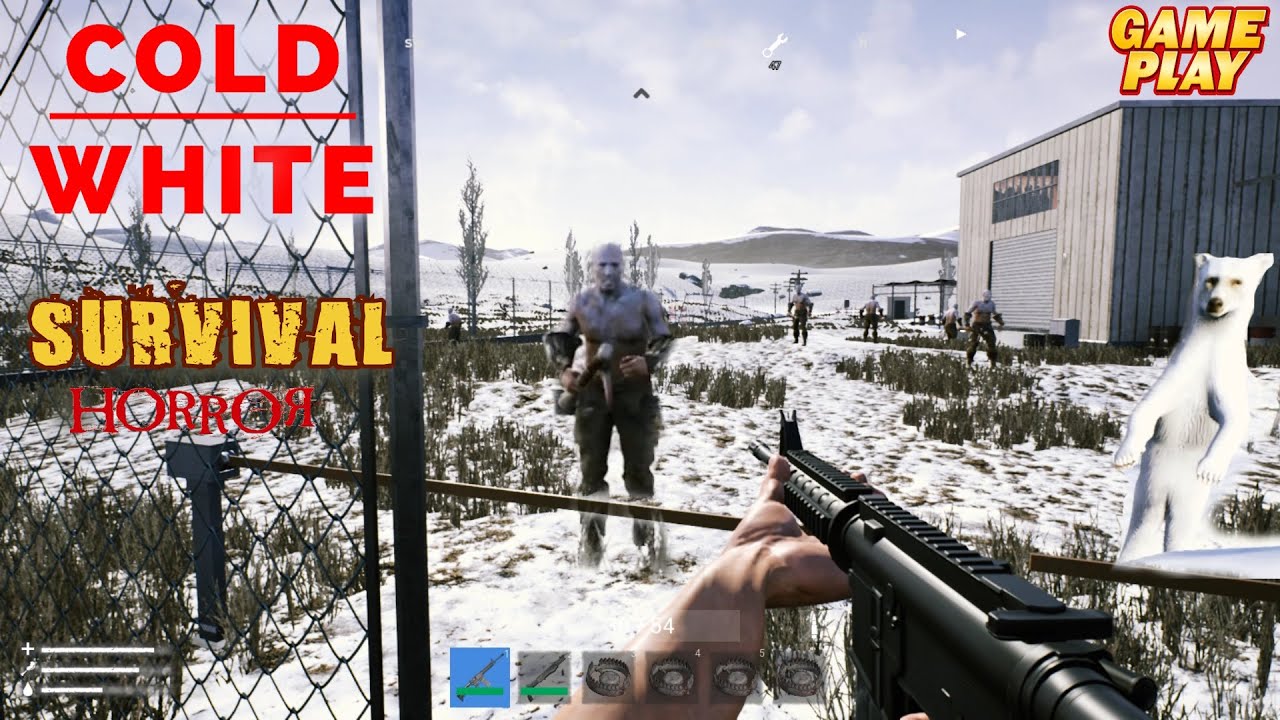 The Cold White Gameplay PC Steam Story Survival horror game RELEASE:Nov ...