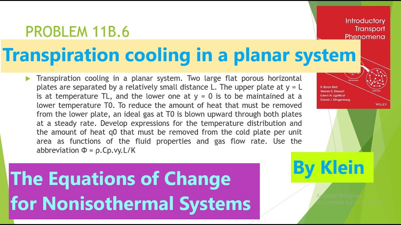 (104) 11B.6 Transpiration cooling in a planar system nonisothermal ...