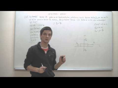 Newtonovi zakoni, dinamika, plava zbirka, zadatak 228