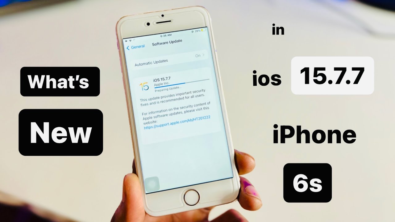 New update for iPhone 6s ios 15.7.7 - Great New Update 😍😍 - YouTube