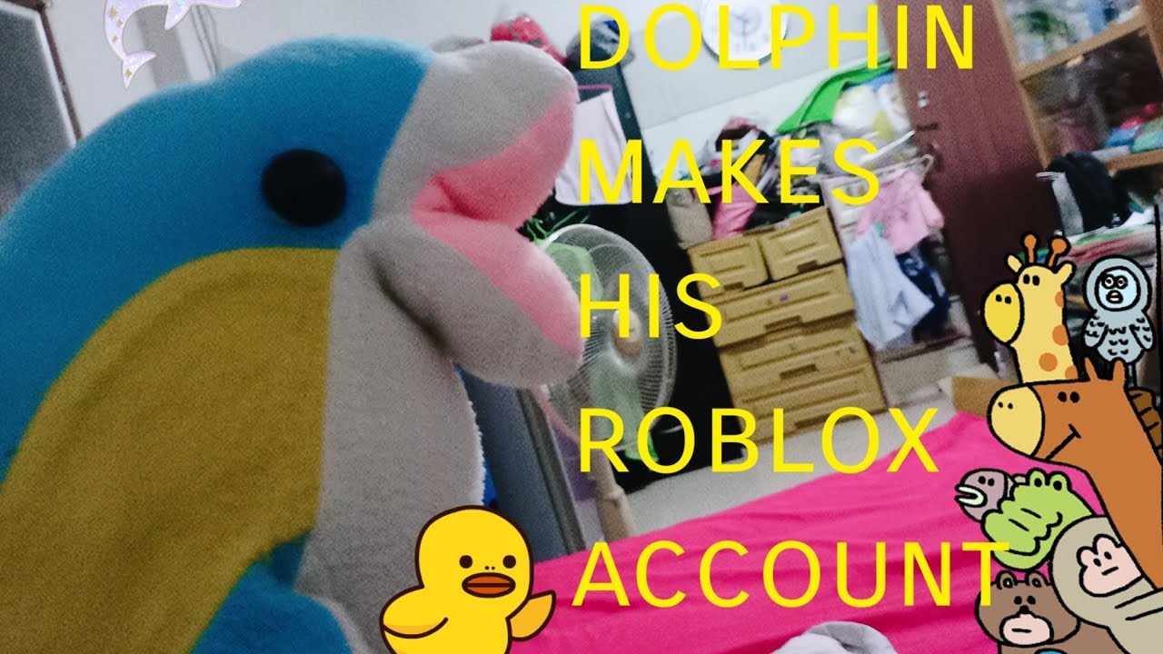 dolphin logs into roblox - YouTube