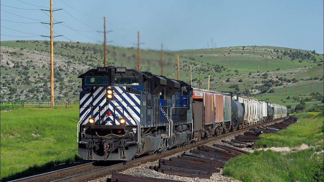 M MISLAU1 16 - MRL 4305E @ Mile 162.0 MRL 2nd Sub (Logan, MT) - YouTube