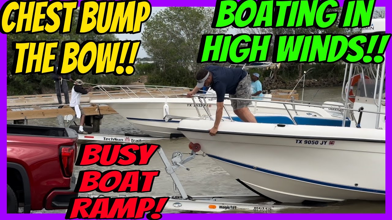 Boater Almost Gets Run Over Getting The Boat On The Trailer!! Clear ...