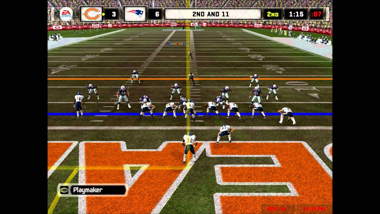 Madden NFL 2007 Super Bowl XLVII: Bears vs Patriots - YouTube