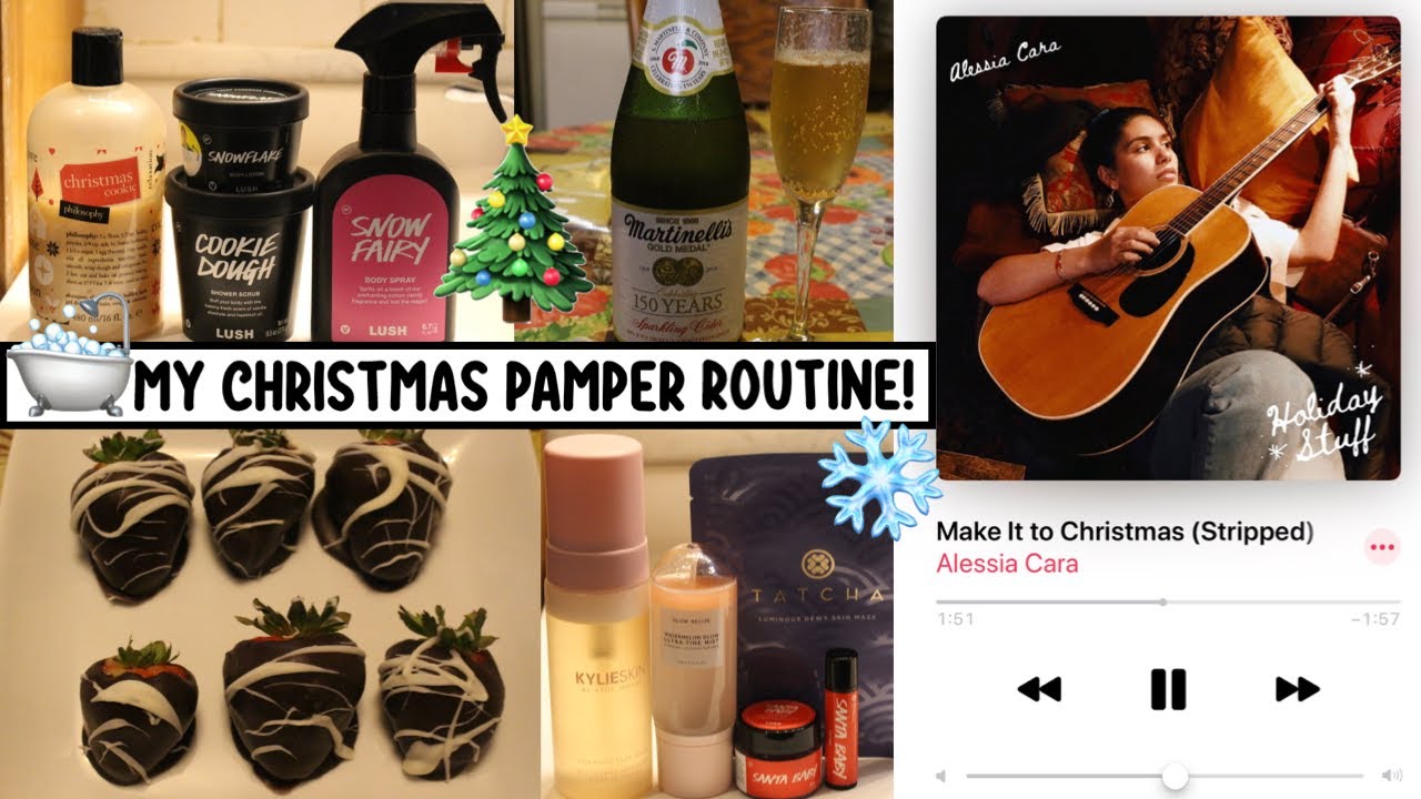 My Christmas Pamper Routine! - YouTube