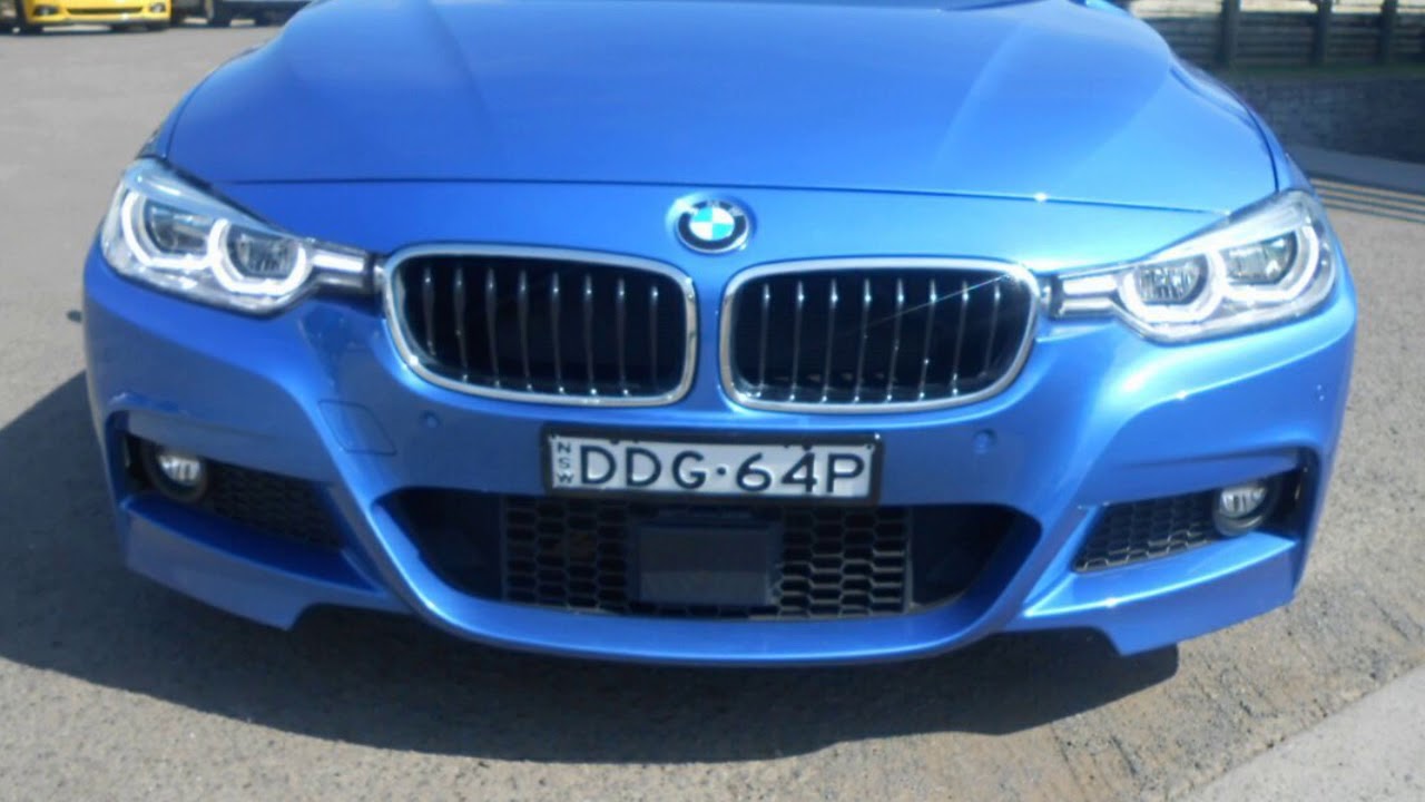 2016 BMW 330i F30 LCI M Sport Celestial Blue 8 Speed Sports Automatic ...