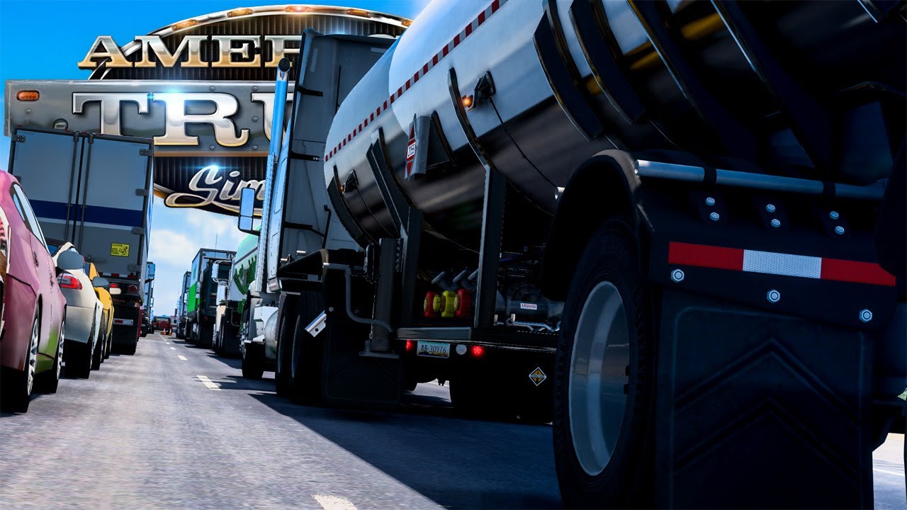 Double Convoy Gridlock | American Truck Sim | Ep.2 - YouTube