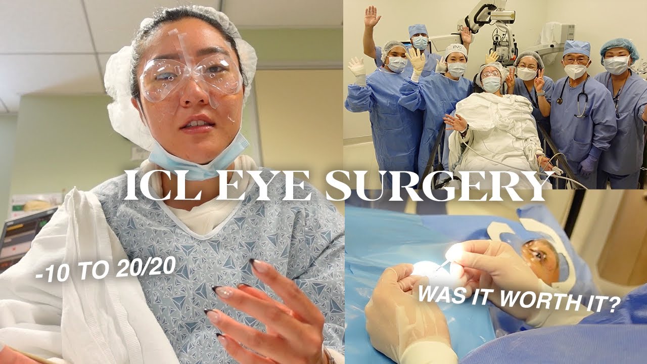 ICL EYE SURGERY VLOG (Pre op, surgery, recovery & experience) EVO ...