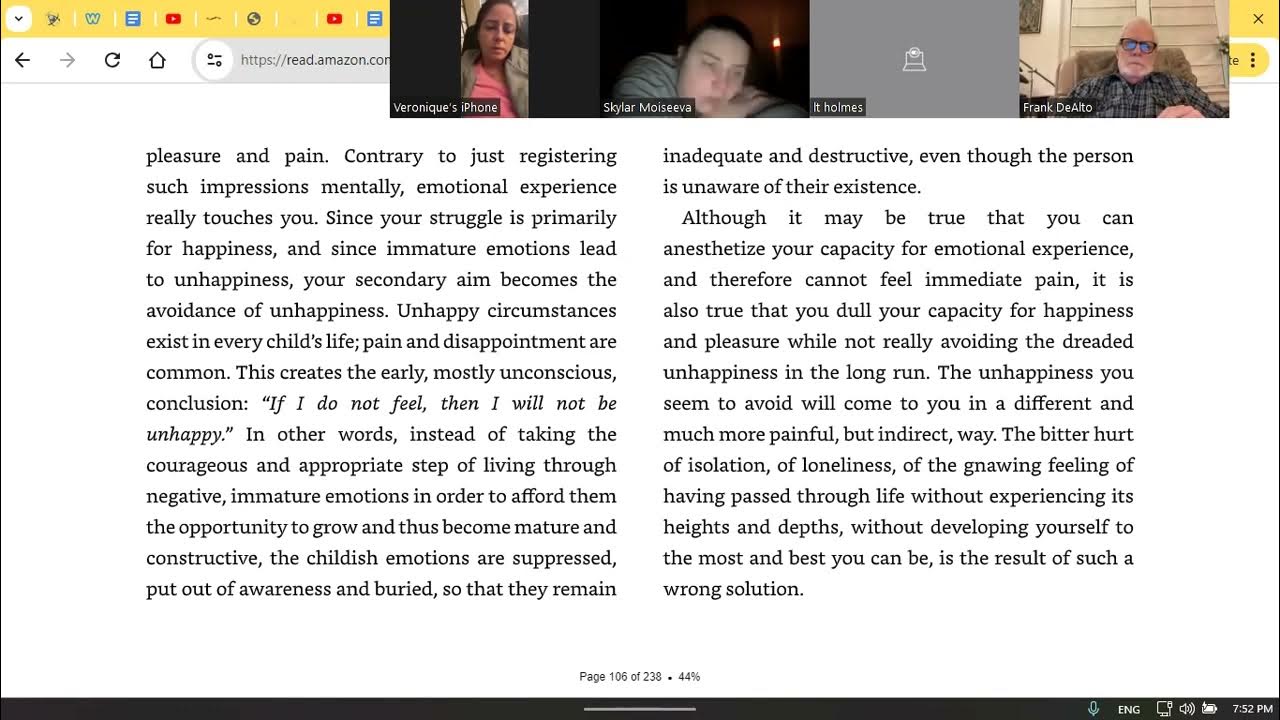 Emotional Growth and its Function. Pathwork Lecture 89 - YouTube