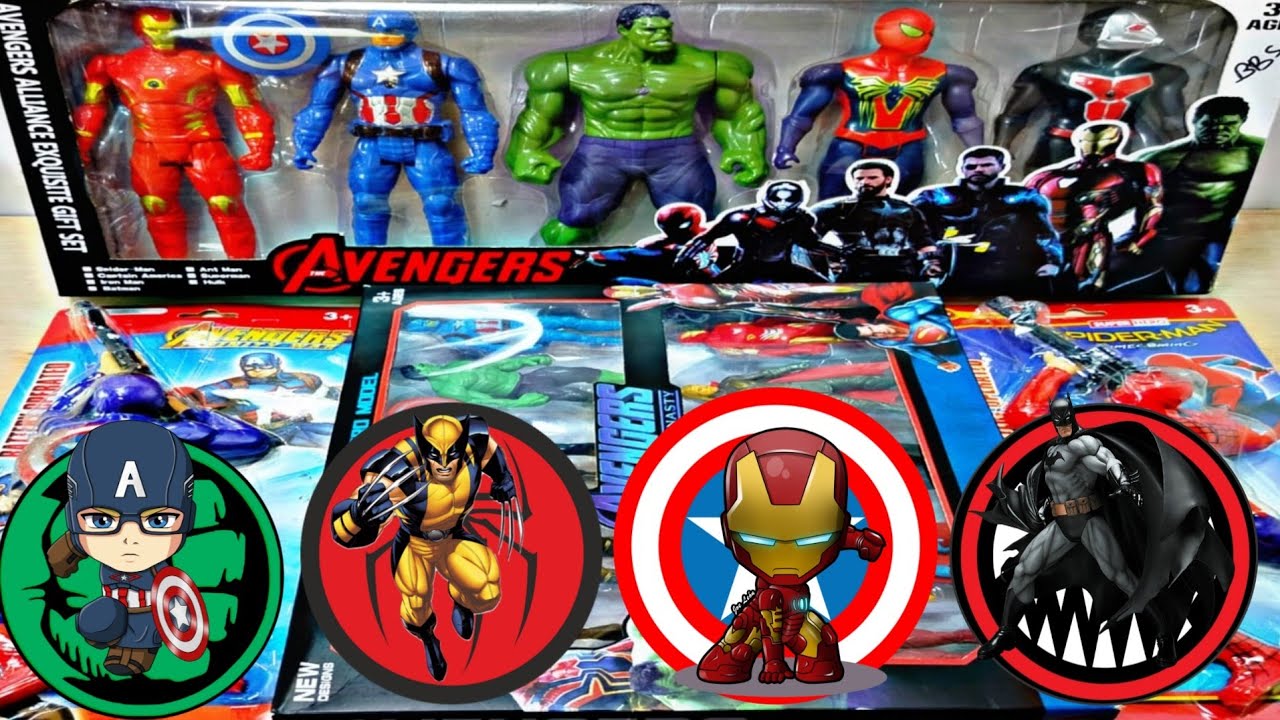 AVENGERS TOYS/Action Figures/Unboxing/Cheap Price/Ironman,Hulk,Thor ...