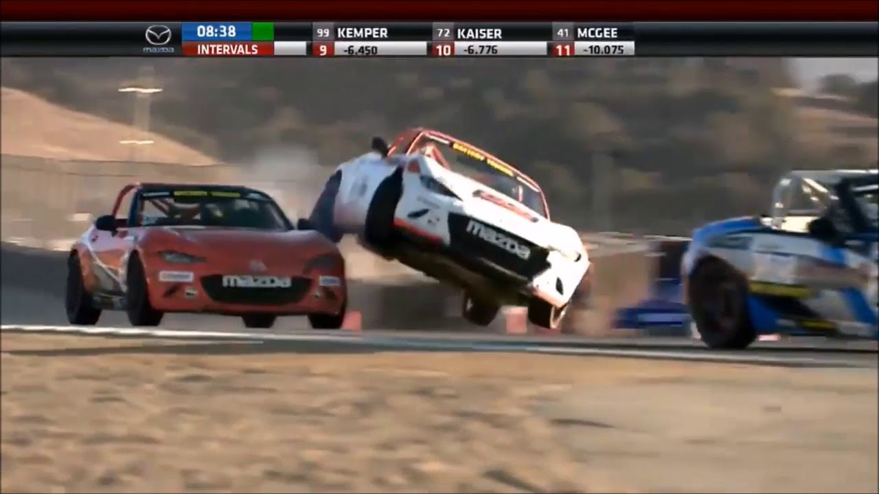 Mazda MX 5 Cup 2017 Crash Compilation - YouTube