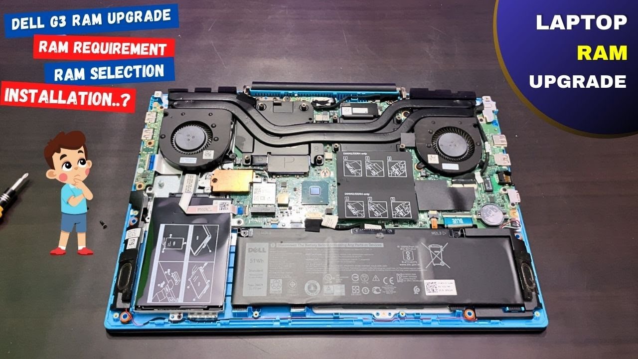 DELL G3 Gaming Laptop RAM Upgrade⚡| Laptop RAM Upgrade | How to Upgrade ...