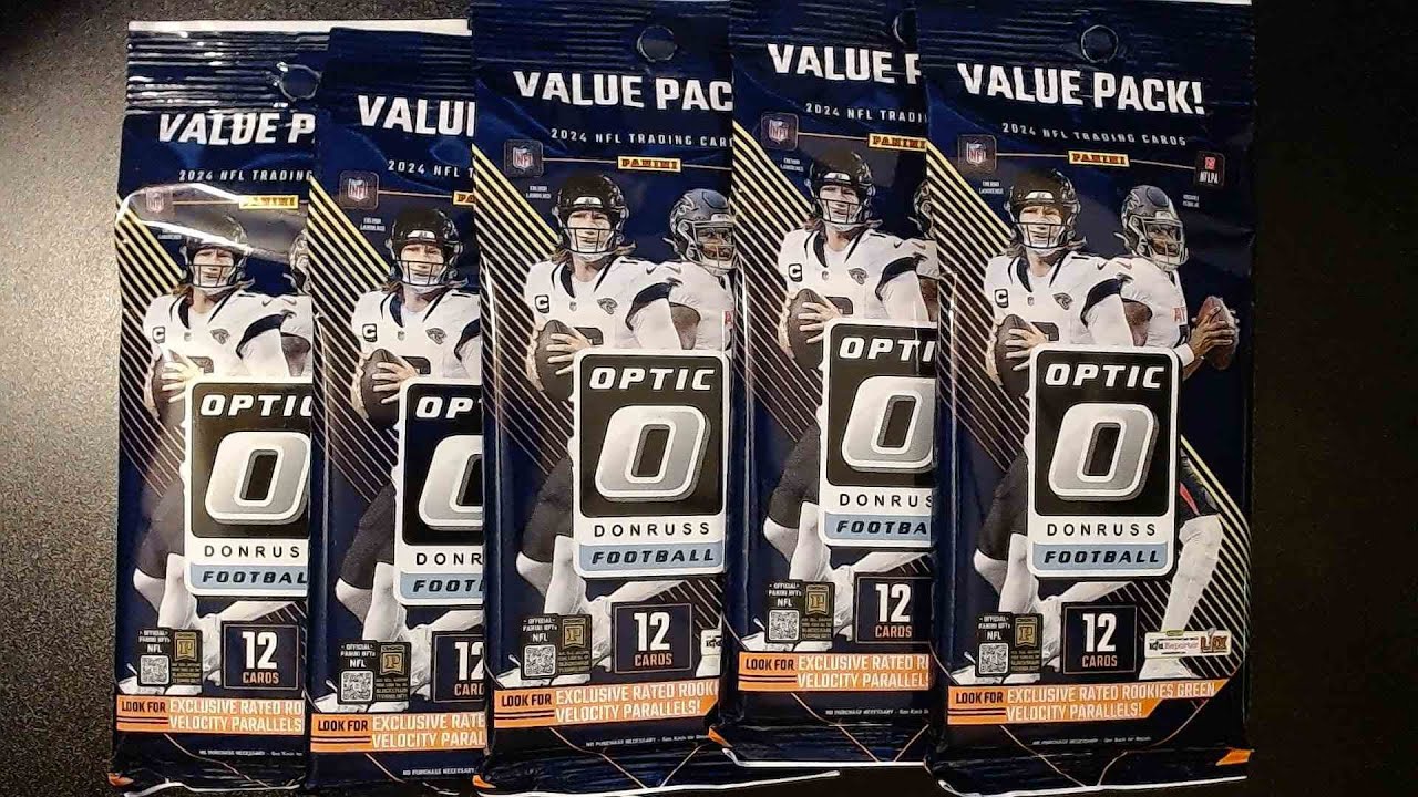 OPENING 5 VALUE PACKS OF 2024 OPTIC!!! - YouTube