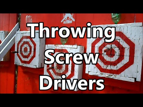 Throwing Screwdrivers - Epic Blade Time - YouTube