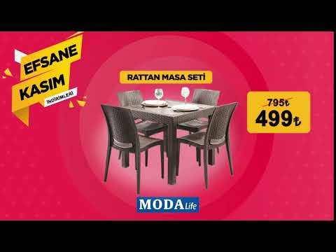 Modalife - Rattan Masa Seti Efsane Kasım İndirimi