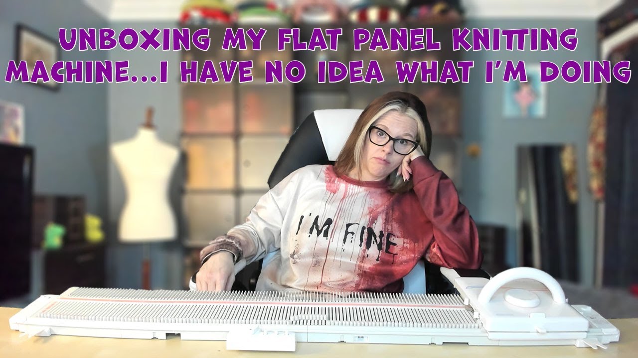 Finally Unboxing My LK150 Flat Panel Knitting Machine...and Quickly ...