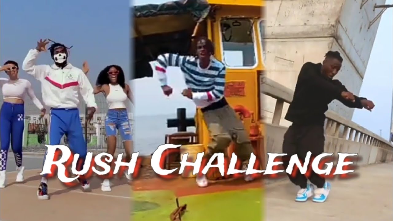 Rush Dance Challenge Compilation || Bella Shmurda Rush Dance video ...
