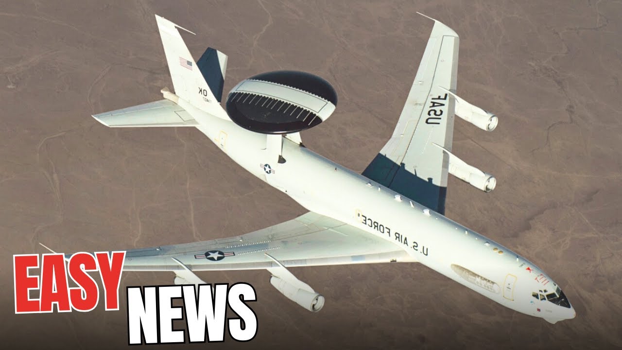 E-3 Sentry NATO long-range radar detection complex - YouTube