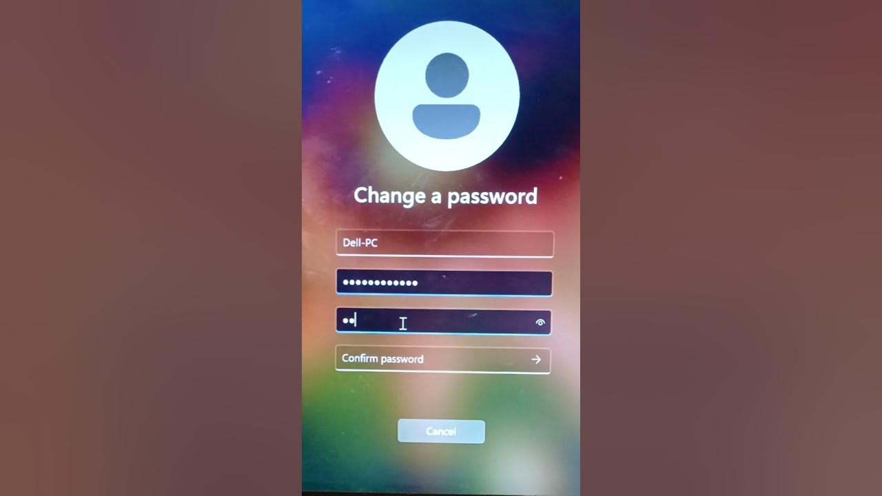 Change password on windows OS #shorts #changepassword - YouTube