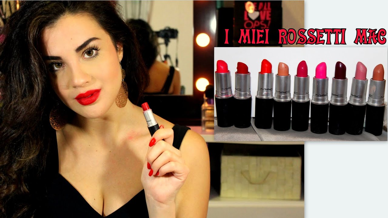 I miei rossetti MAC!! :) - YouTube