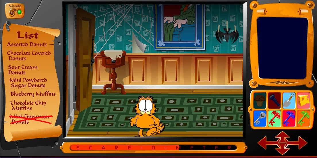 jugando a garfiol de terror maldito raton chorro me robo el queso - YouTube