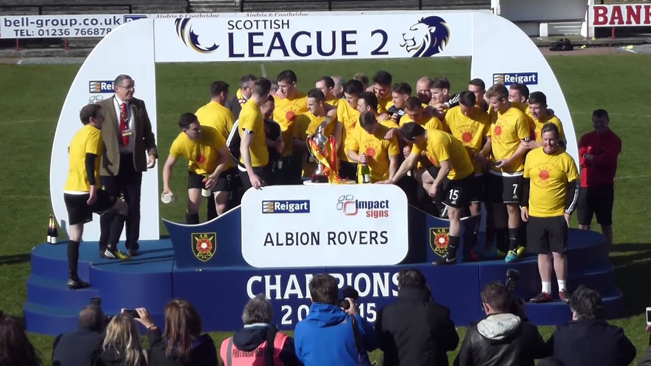 Albion Rovers: League 2 Champions - YouTube