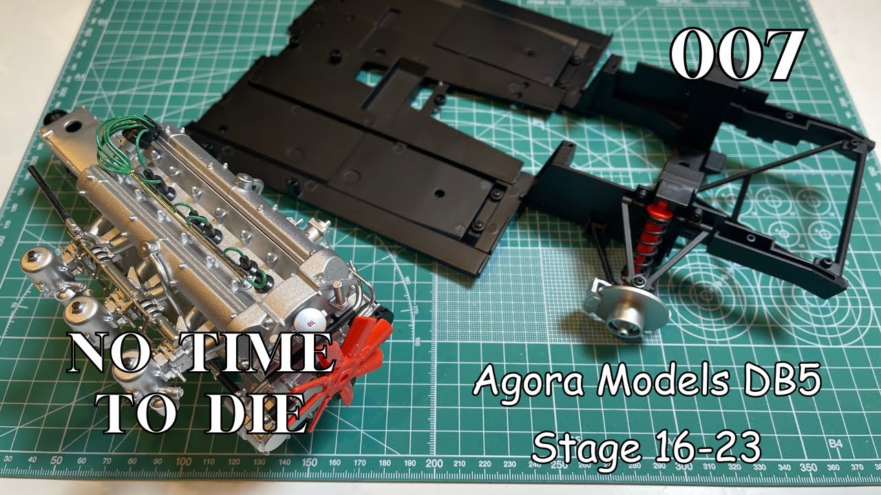Build the 007 Aston Martin DB5 - Agora Models - Stage 16-23 - YouTube