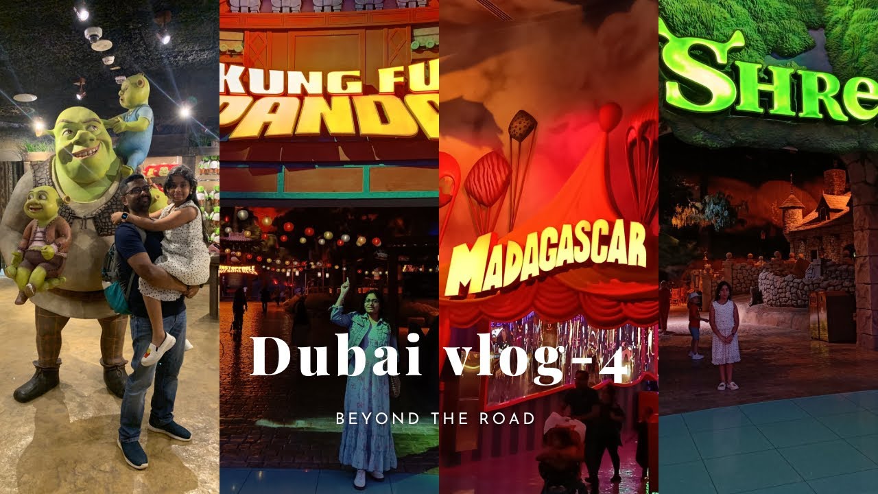 Dubai Vlog-4|| Motiongate part-2|| Shrek| Kung fu panda|Hotel ...