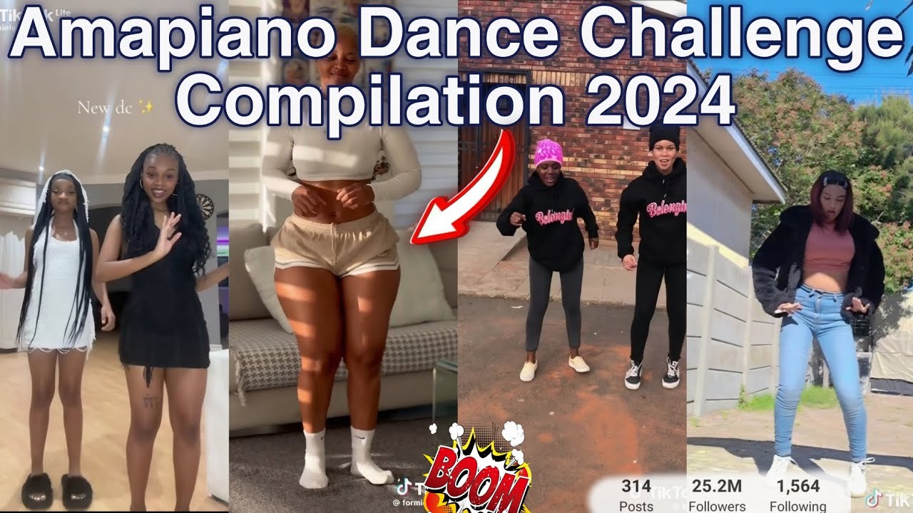TikTok New Dance Challenge Compilation 2024//Amapiano TikTok Dance # ...