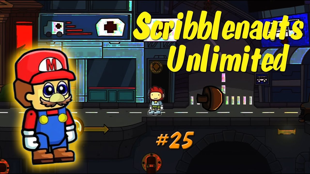 Scribblenauts Unlimited Wii U Commentary Making Mario in the Object ...