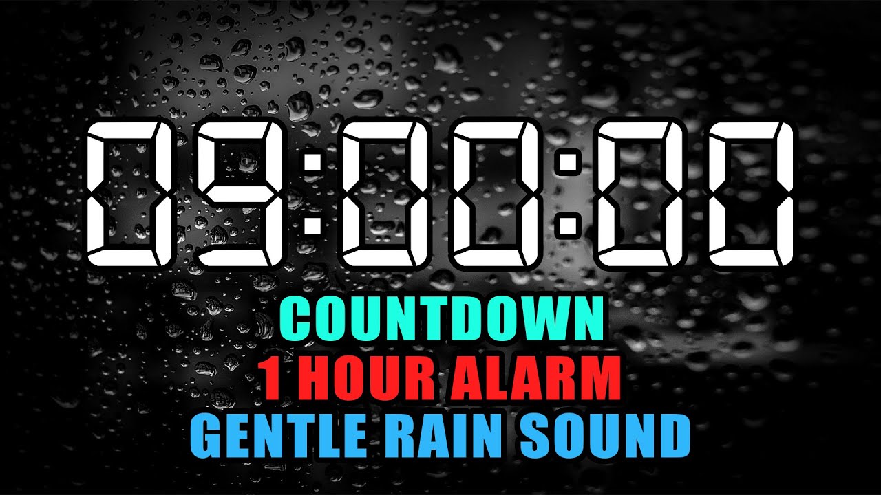 9 Hours Countdown Timer and 1 Hour Alarm ~ 100% Wake Up Guarantee ...