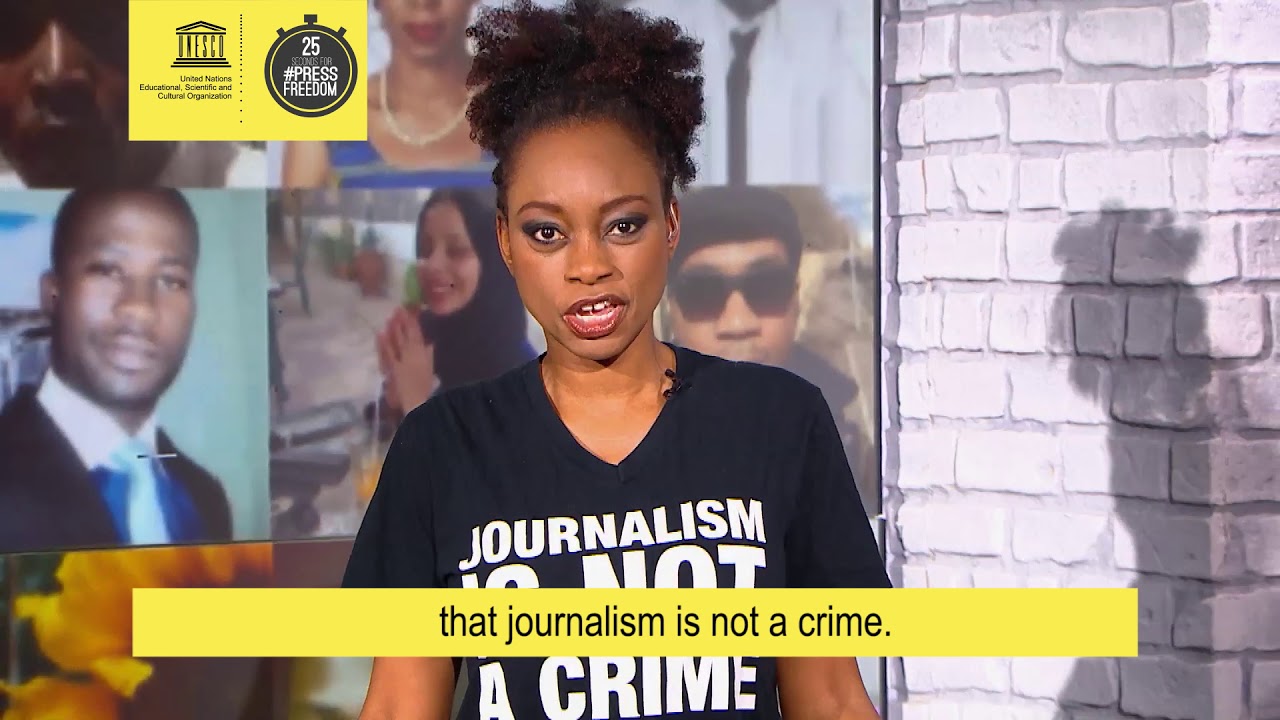 Femi Oke - 25 Seconds for #PressFreedom - YouTube