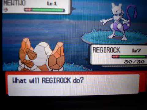 pokemon diamond getting mewtwo - YouTube