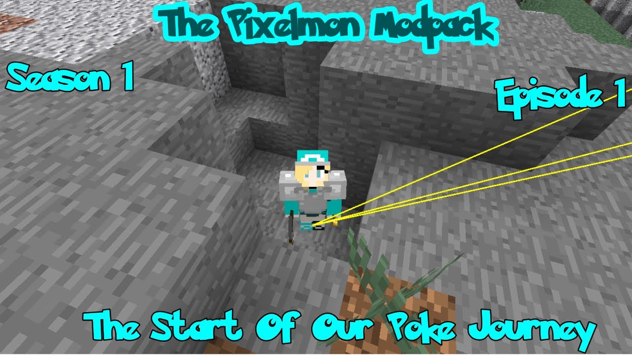 The Pixelmon Modpack S1, Ep 1 The Start Of Our Poke Journey - YouTube