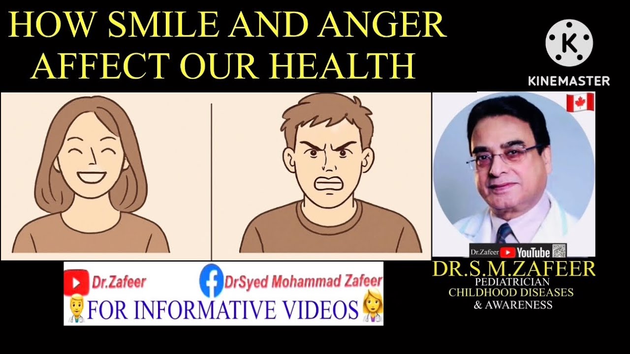 How Smile and Anger Affect our Health. DR.S.M.ZAFEER@YouTube - YouTube
