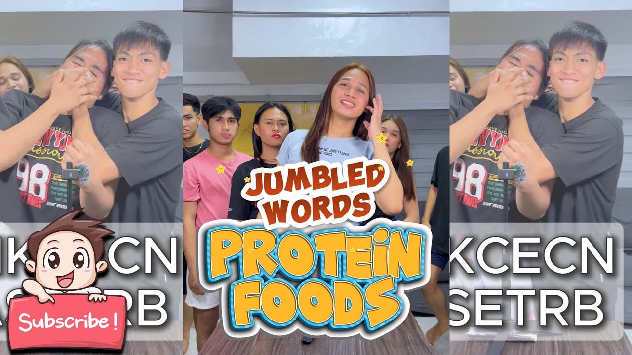 GUESS THE PROTEIN FOODS JUMBLED WORDS - YouTube