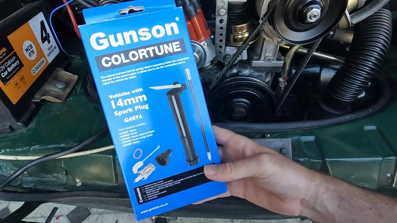 Gunson Colortune VW Karmann Ghia Weber Carburettor - YouTube