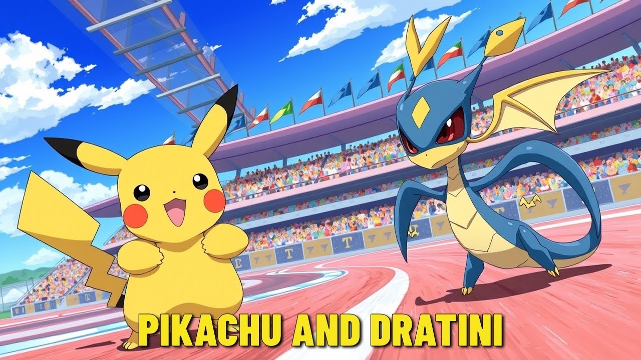 Pikachu's Rally Race with Dratini: Fast Friends! - YouTube