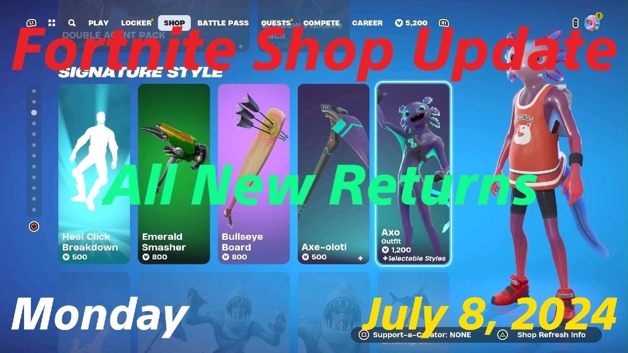 *NEW* Invincible, Axo, Alkans Bundle - Fortnite Shop Update - July 8 ...