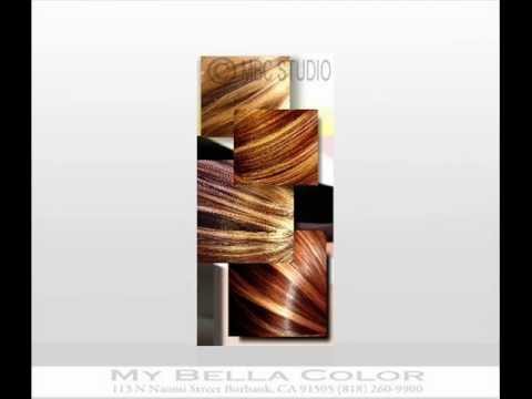 Hair Color Results from the My Bella Color Studio Hair Salon - YouTube