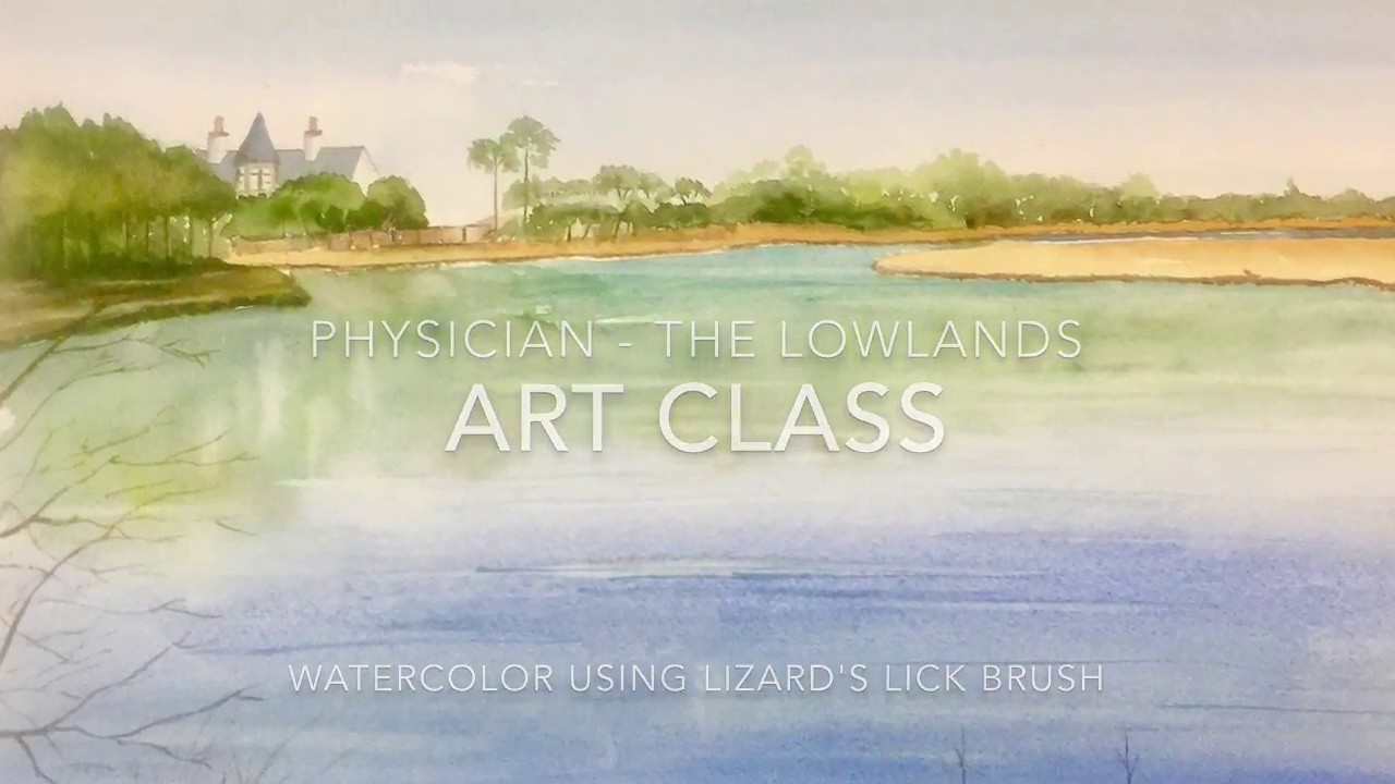 Art Class - Physician - The Lowlands - Watercolor - Lizard's Lick brush ...