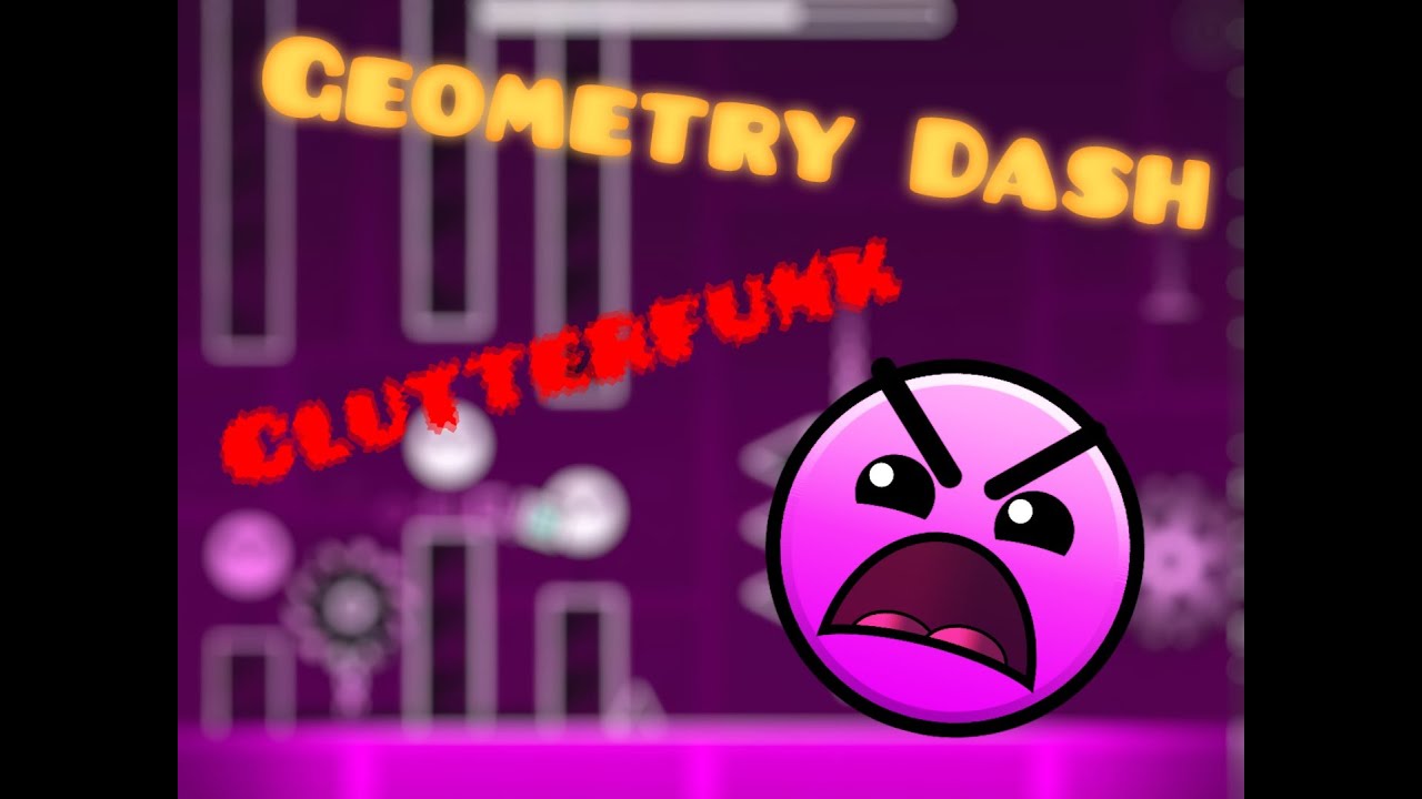 Geometry Dash Level 11 - Clutterfunk (3 Coins) - YouTube