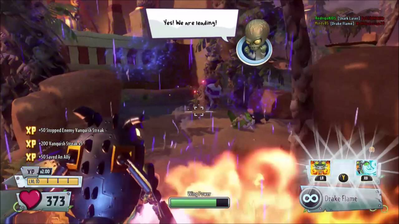 PVZ Garden Warfare 2: Mindy's Drake Imp Rampage - YouTube