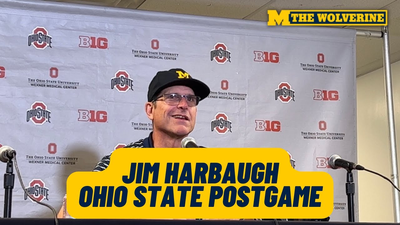 Jim Harbaugh Postgame Press Conference: Ohio State | 'So Proud Of Them ...