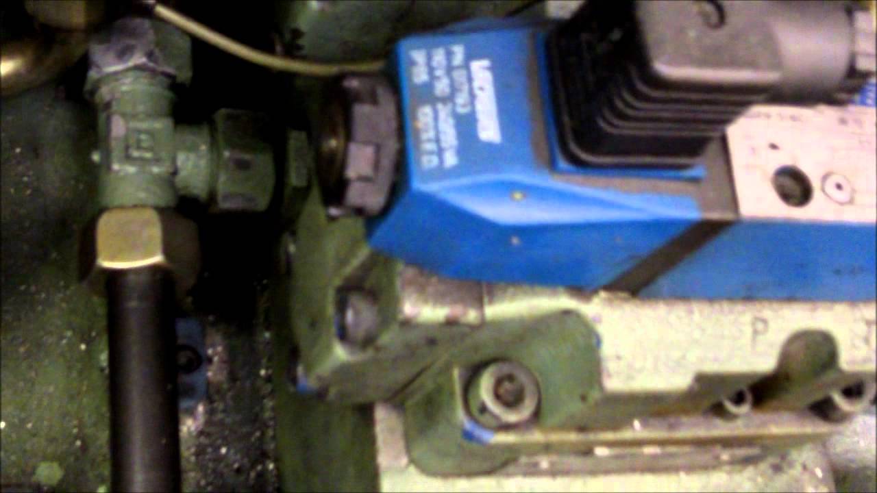 Vickers pilot operated control valve - YouTube