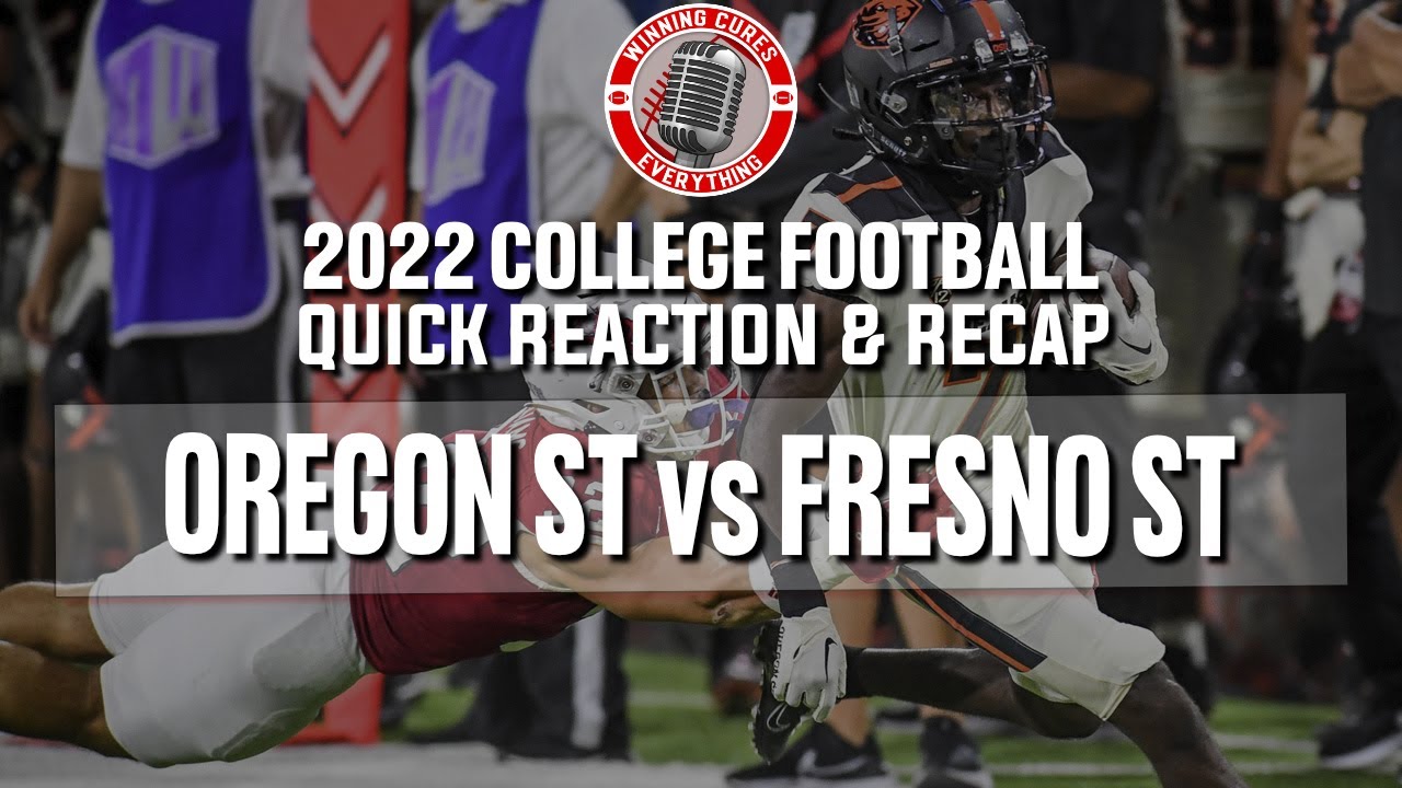 Oregon State vs Fresno State quick reaction & recap College Football ...