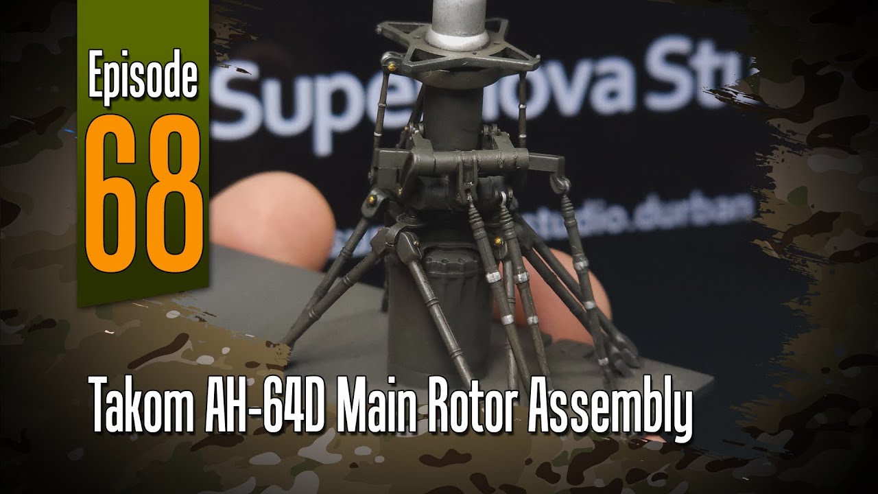 Off the Sprue | Takom AH-64D Main Rotor Assembly - YouTube