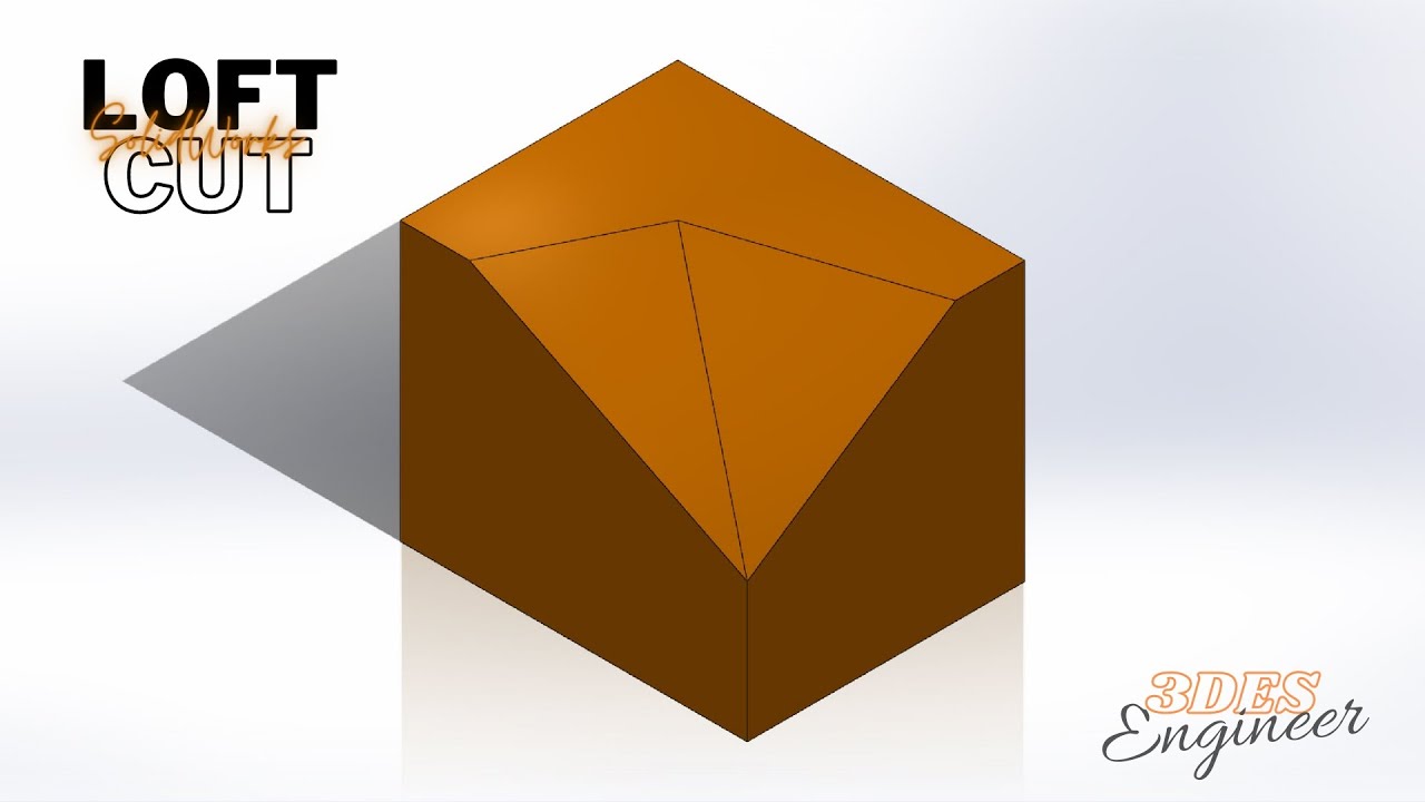 SolidWorks Tutorial: How to use Lofted cut. - YouTube