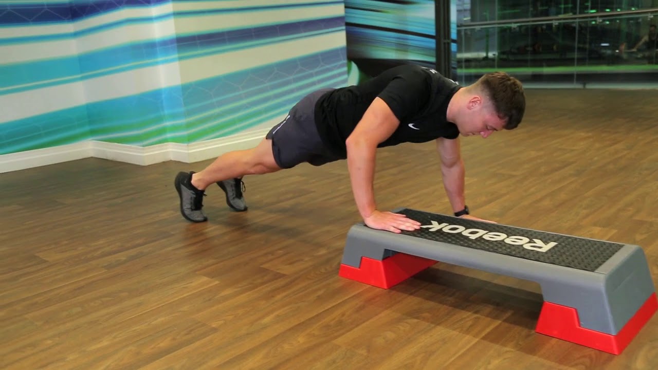 How To Do Cross Over Box Press Up | Exercise Demo - YouTube