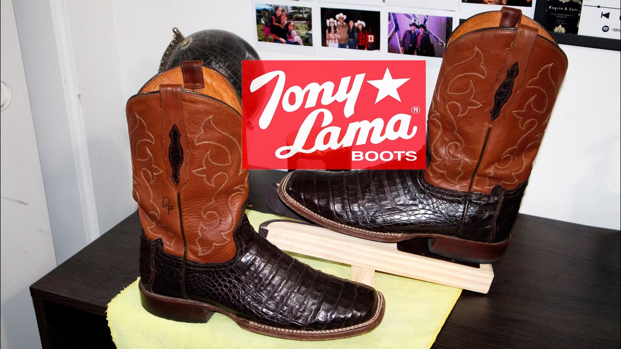 TONY LAMA EXOTIC BOOTS - YouTube